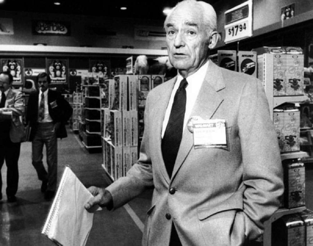 Sam Walton - fundador do Walmart, uma das maiores empresas do mundo